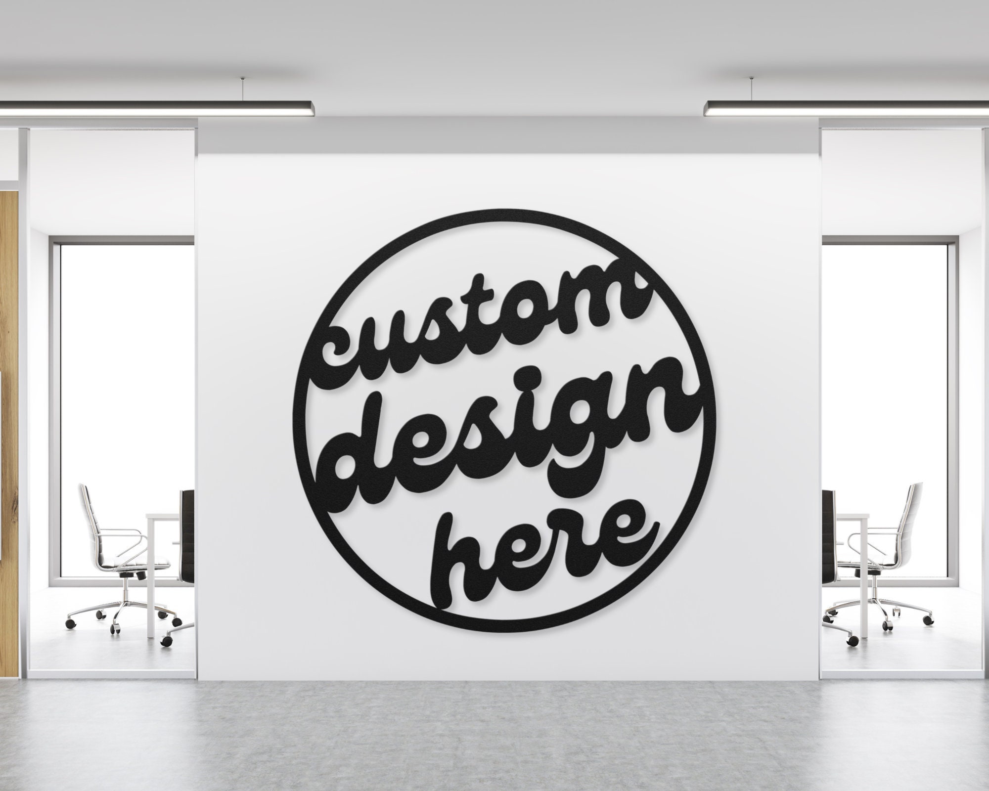 Business Logo Sign 3D Door Wall Sign Custom Logo Acrylic - Etsy