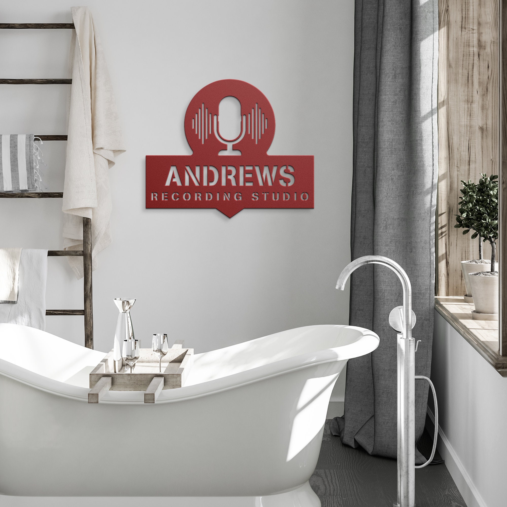 Recording Studio Sign Recording Room on Air Sign Now - Etsy