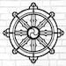 Dharmachakra Wall Art, Chakra Buddhist Gift Dharma Wheel of Law Wheel ...