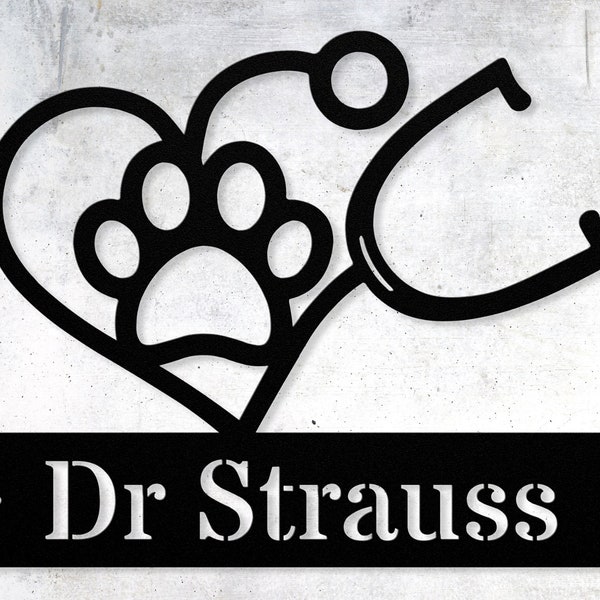Metal Veterinary Sign - Etsy
