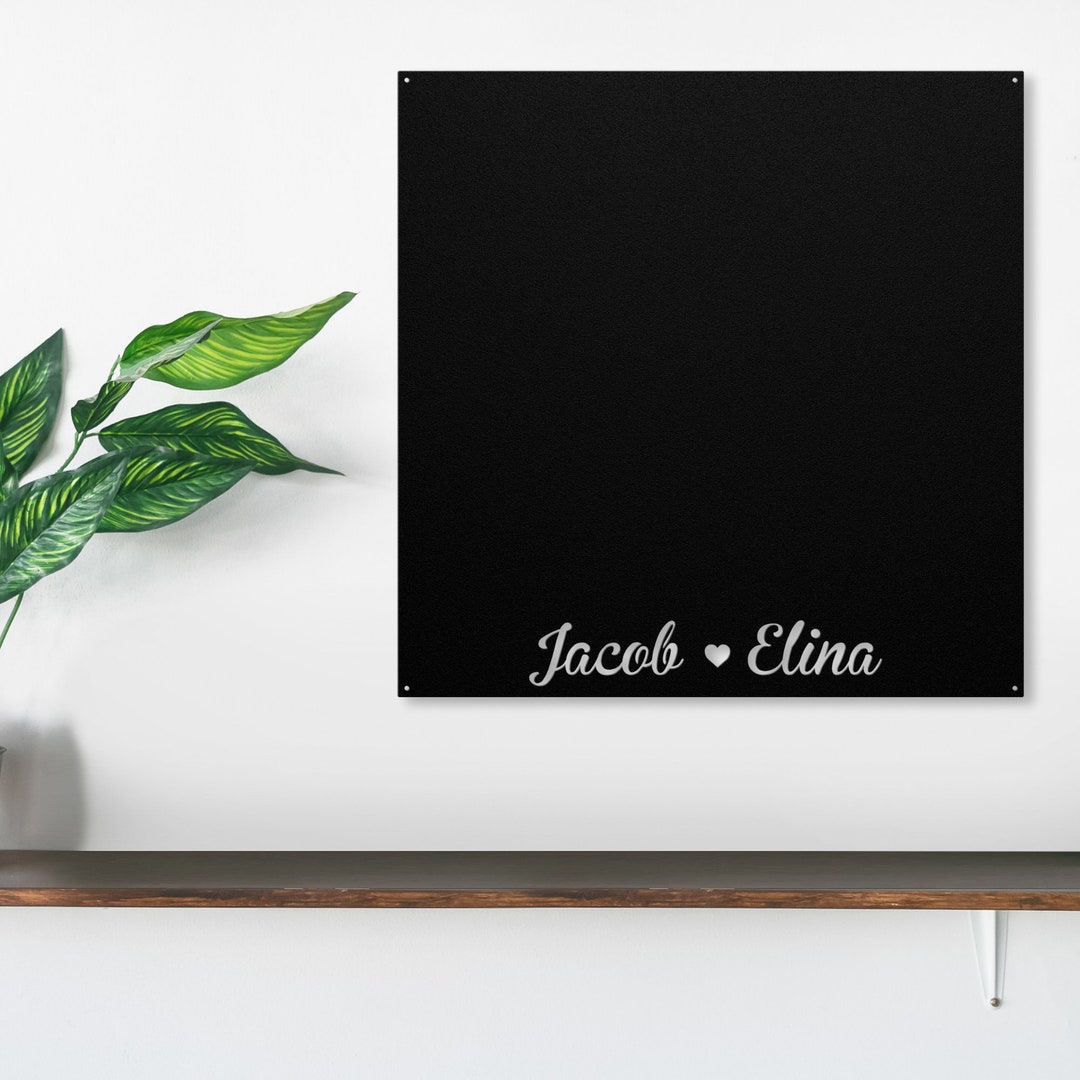 Personalized Magnet Board, Custom Metal Sign, Travel Magnet Board ...