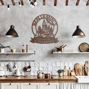 Magic School Wall Art, Wizard Castle Room Decor, Wizards Only No ...