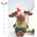Christmas Moose Pattern, Amigurumi Christmas Toy, Crochet Moose Pattern ...