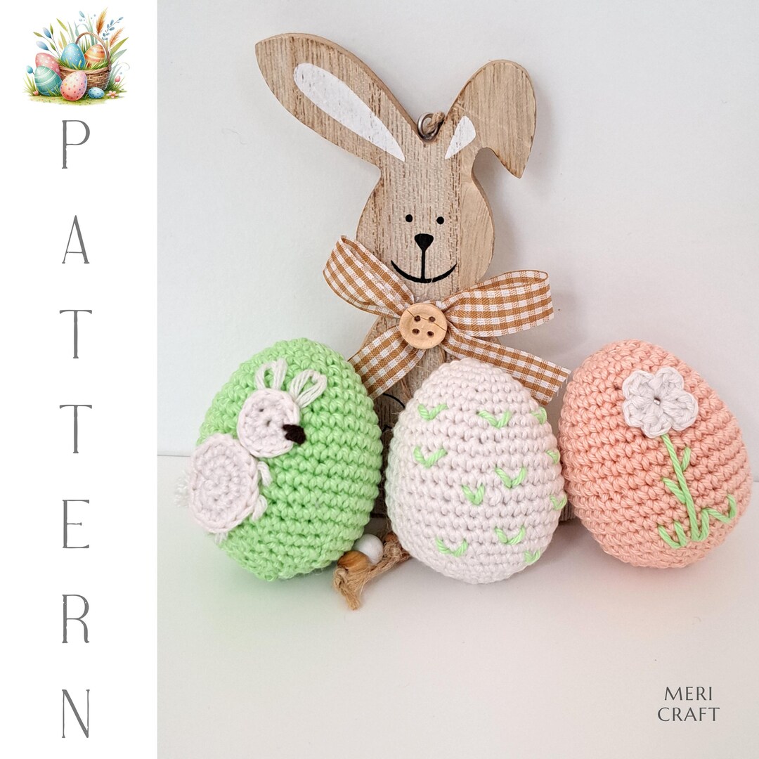 Crochet Easter Eggs Pattern, Easter Eggs, Amigurumi Easter Eggs, Eggs Pattern, Crochet Egg ...