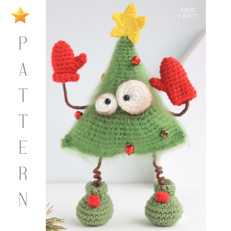 Crazy Christmas Tree Pattern - Etsy