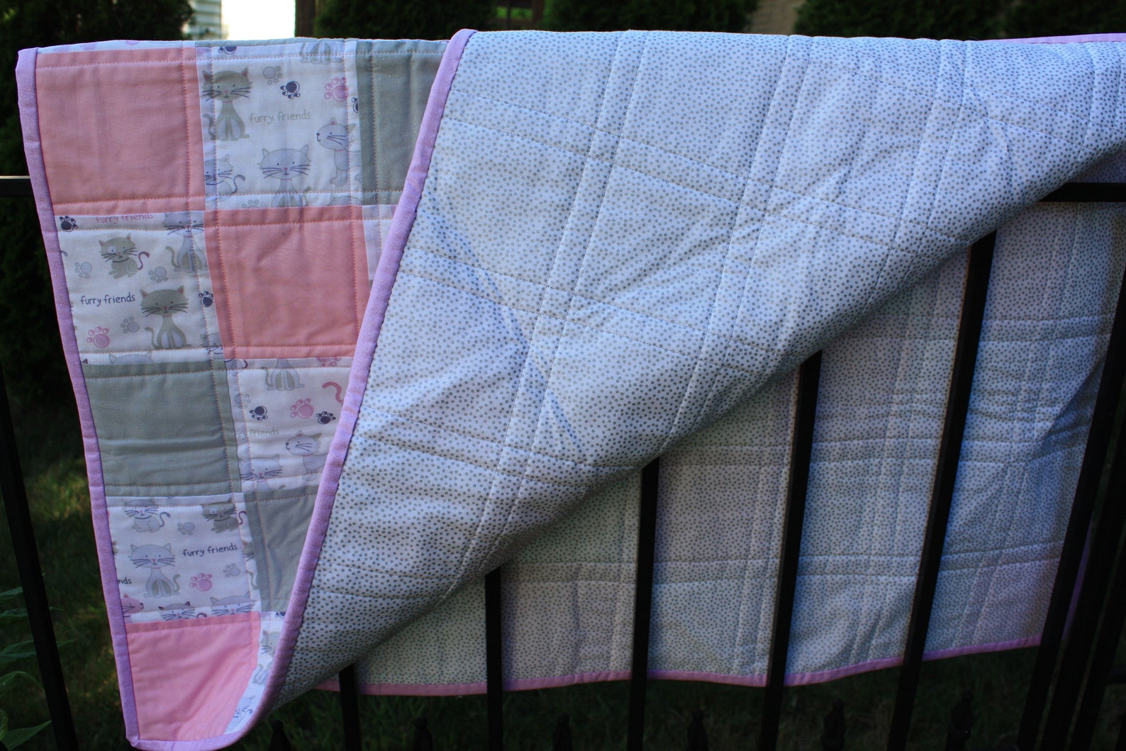 Furry Friends Baby Quilt/blanket - Etsy