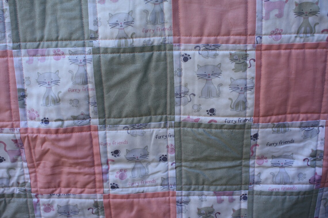 Furry Friends Baby Quilt/blanket - Etsy