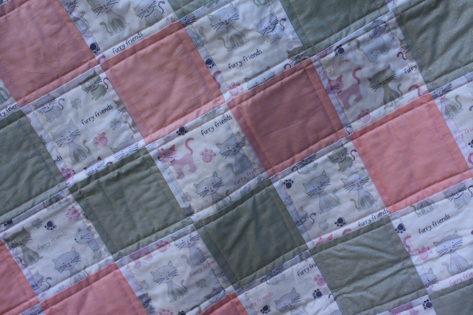 Furry Friends Baby Quilt/blanket - Etsy