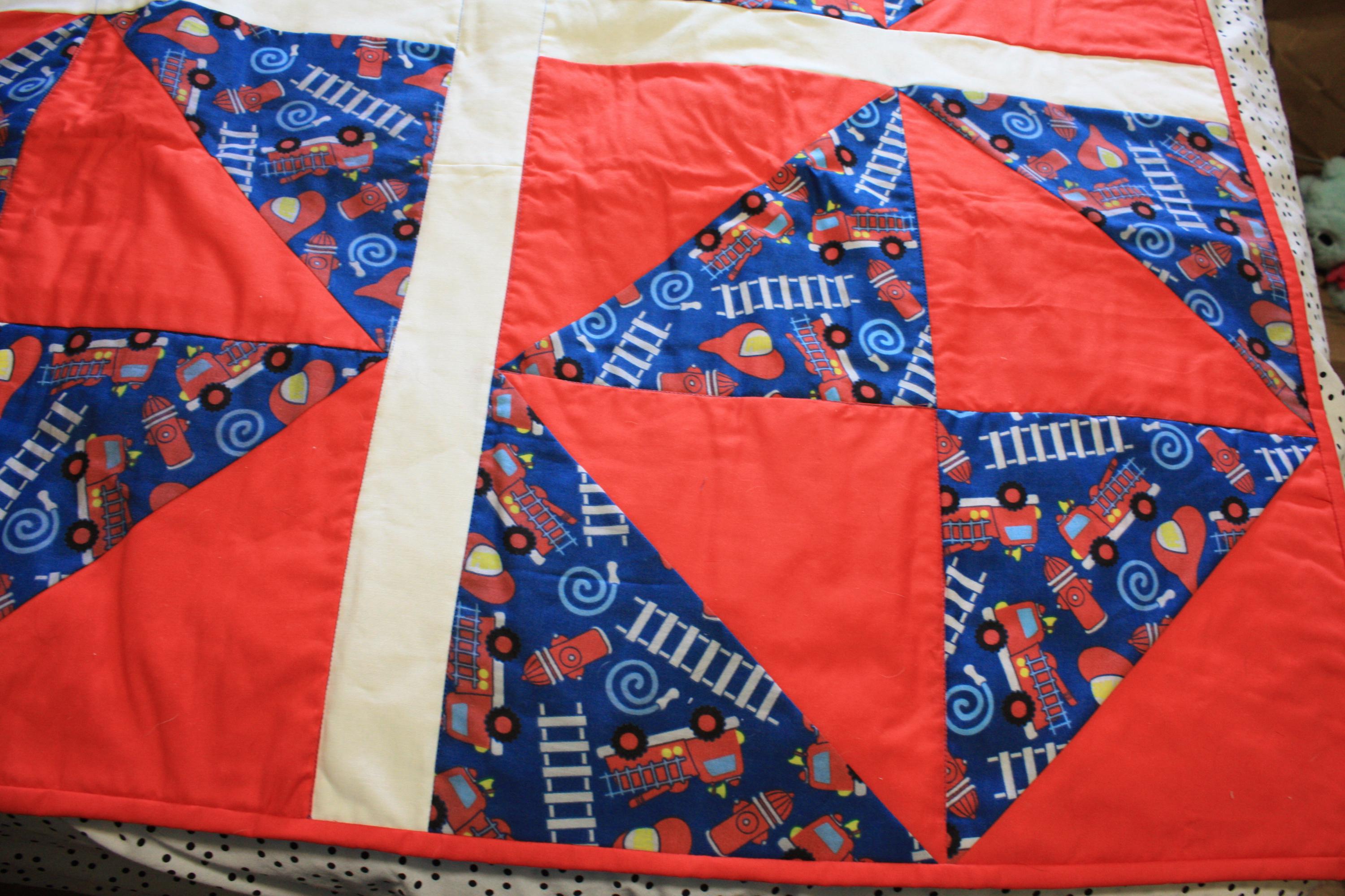 Fire Engines and Fire Hydrants Kids Quilt - Etsy