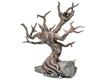 Extra Large Spooky Tree on Rock Haunted Tree Miniature for Lemax Spooky ...