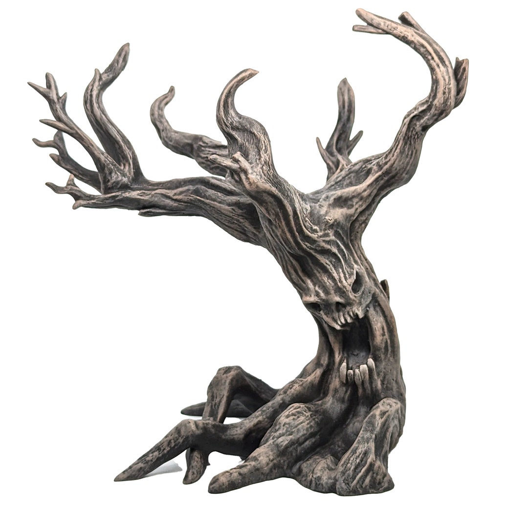 Spooky Face Tree - Haunted Tree - Miniature for Lemax Spooky Town, Dept ...