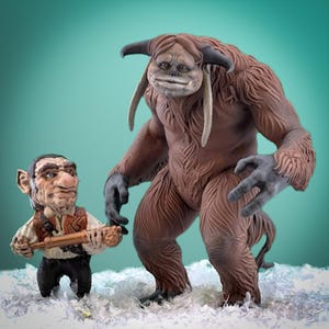 Labyrinth Hoggle and Ludo, Labyrinth Movie Figures, Christmas Ornament ...