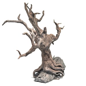 Extra Large Spooky Tree on Log - Haunted Tree - Miniature for Lemax ...