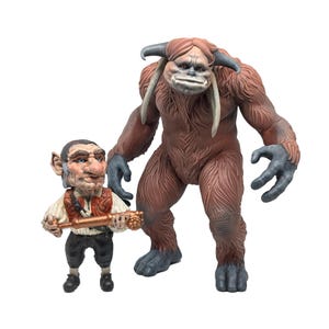 Labyrinth Hoggle and Ludo, Labyrinth Movie Figures, Christmas Ornament ...