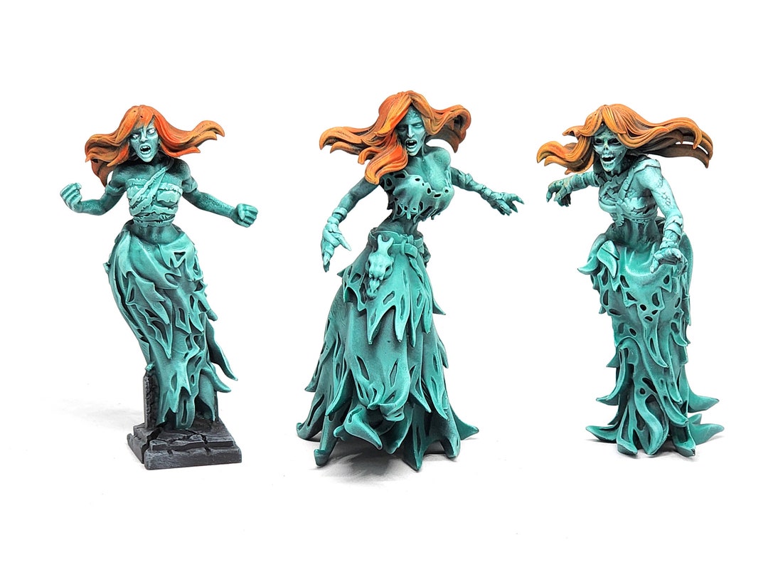 Banshee Trio - for Lemax Spooky Town, Dept. 56, Tabletop, RPG - Etsy