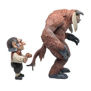 Labyrinth Hoggle and Ludo, Labyrinth Movie Figures, Christmas Ornament ...