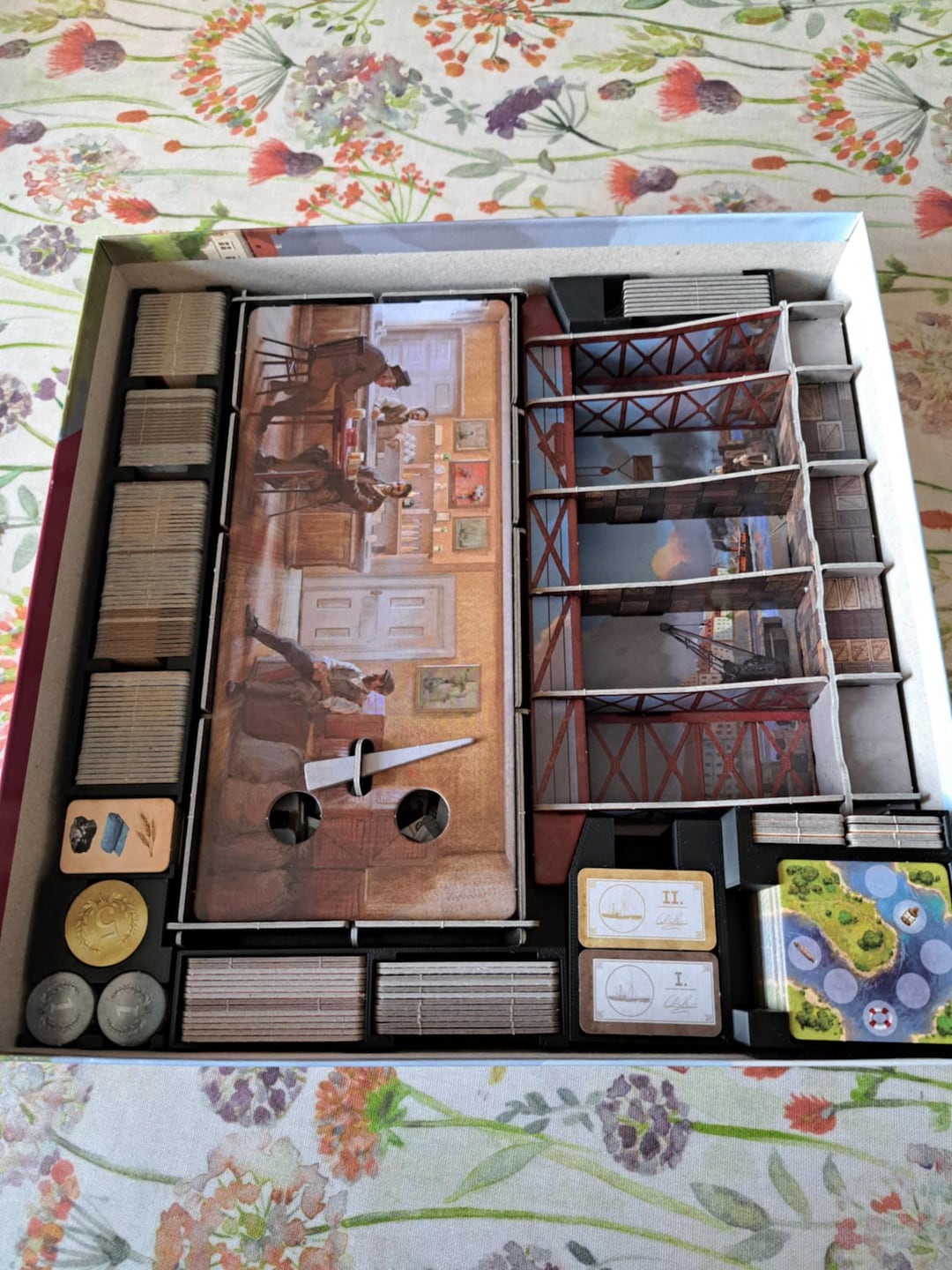 3D Printed Board Game Insert Organizer for Shipyard - 2nd Edition - Etsy