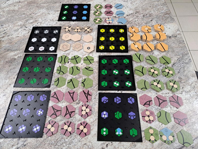 Railways of the Lost Atlas Board Game 3D Printed Insert PLA - Etsy
