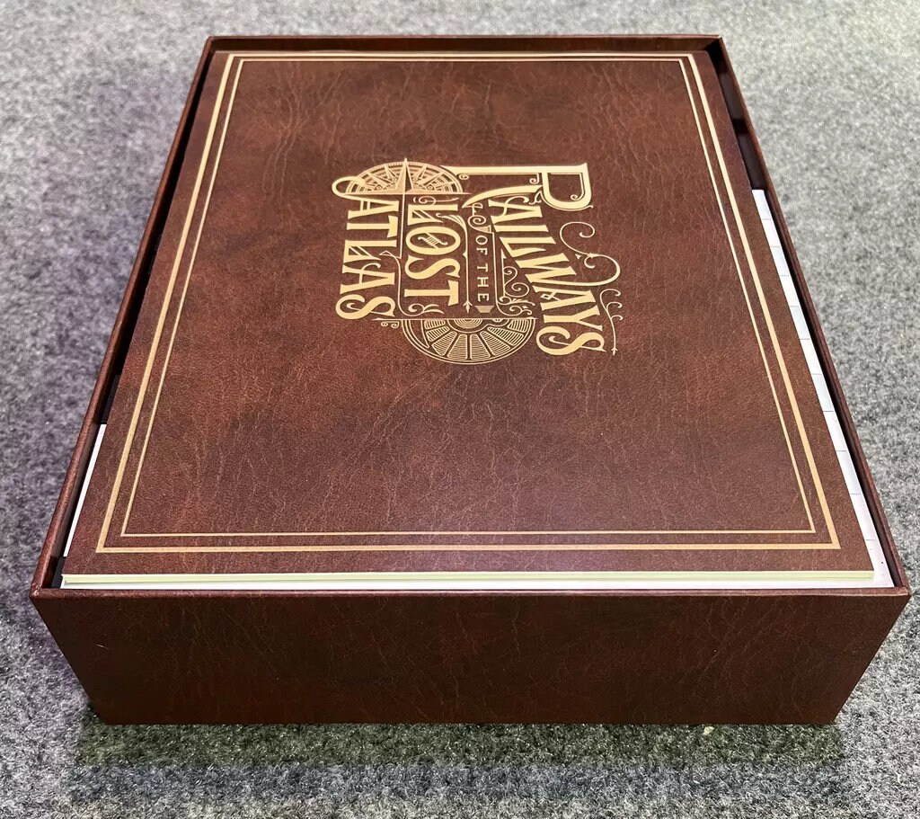 Railways of the Lost Atlas Board Game 3D Printed Insert (digital STL ...