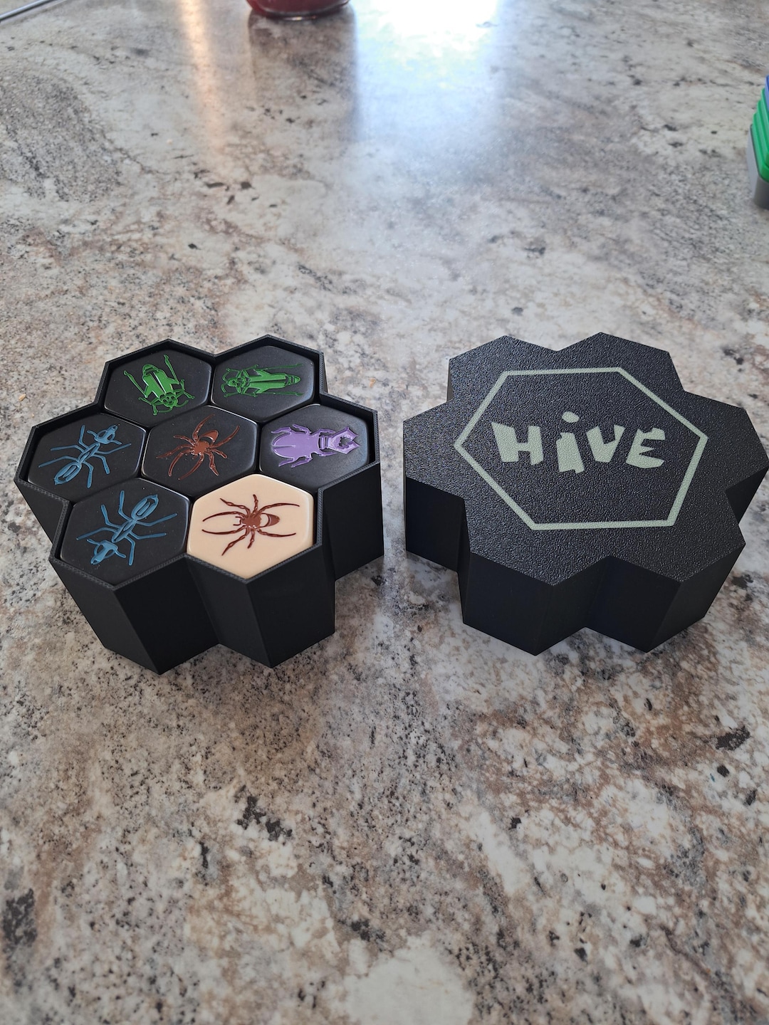 3D Printed Hive Board Game Box: Deluxe Storage Upgrade - Etsy