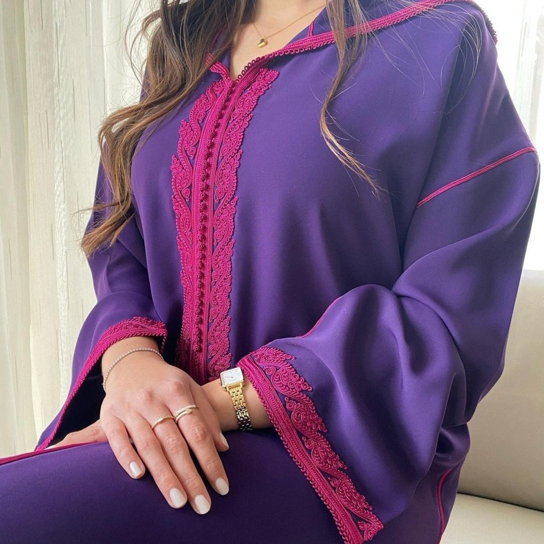 Moroccan Jellaba ramadan 2025 Collection, Embroidered Hooded Caftan ...