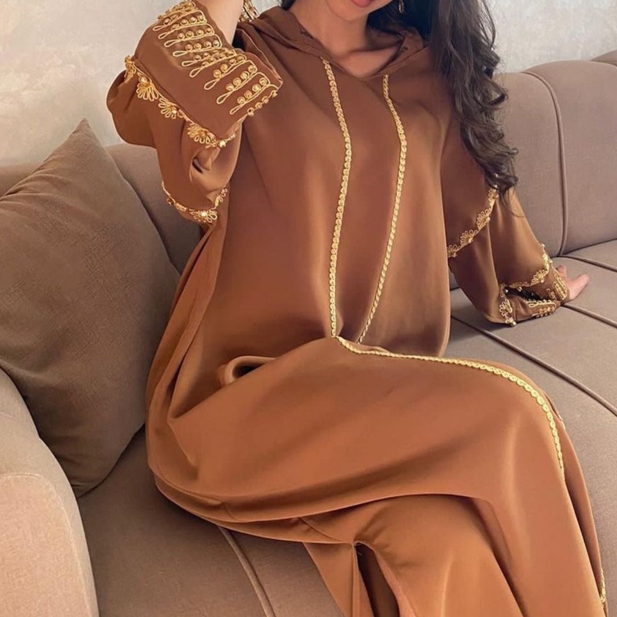 Light Brown Ramadan Jellaba collection 2024, Moroccan Djellaba, Aid Al ...