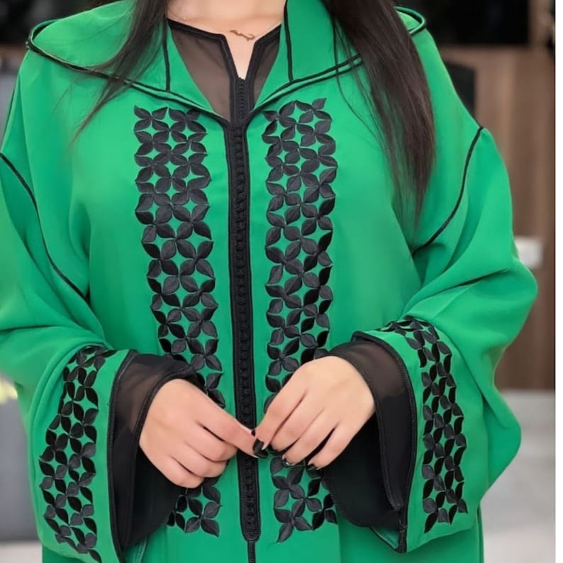 Moroccan Ramadan 2026 Jellaba, Embroidered Djellaba, 2 Piece Jalaba ...