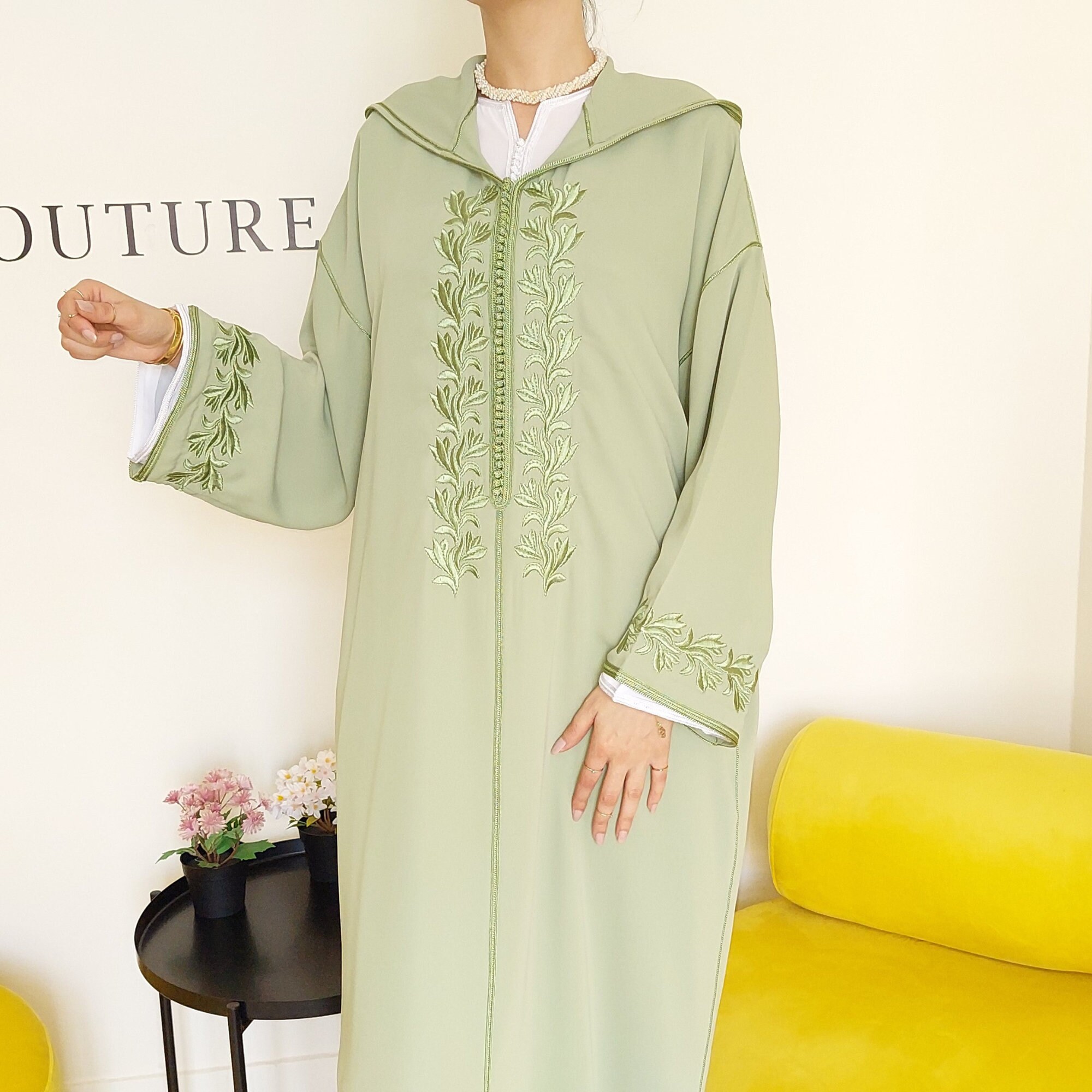 Classy Ramadan 2025 Jellaba, Handmade Moroccan Jelaba, Nikah Dress ...