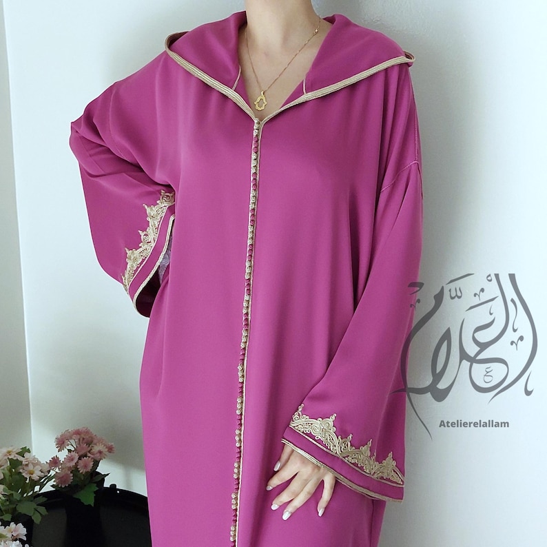 Moroccan Ramadan 2026 Jellaba, Embroidered Djellaba, Moroccan Dress ...
