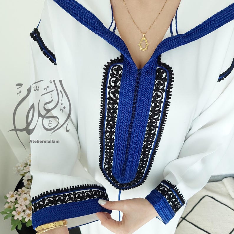 Ramadan 2026 Jellaba, Moroccan Trendy Djellaba, Embroidered Jelaba ...