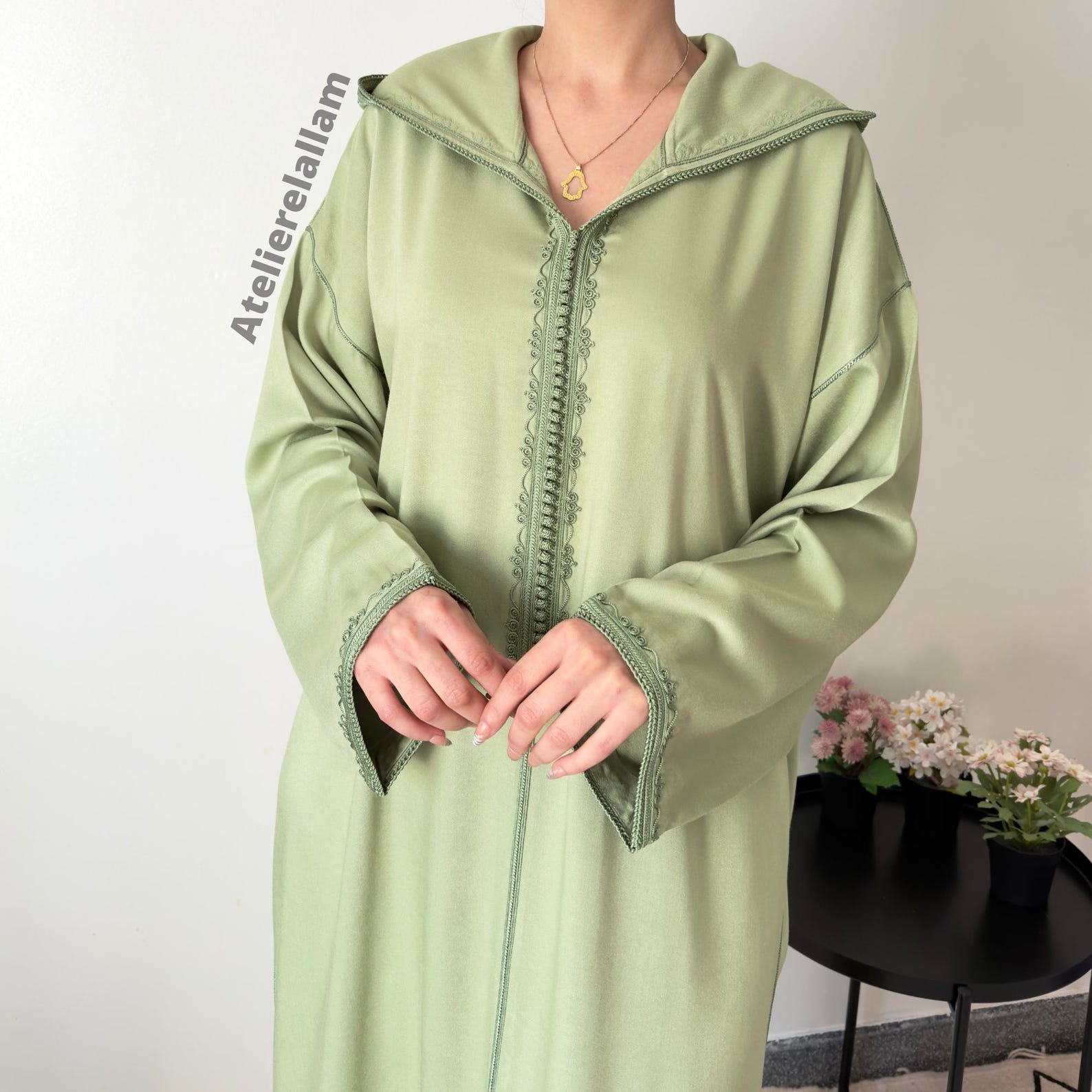 New Ramadan 2026 Moroccan Jellaba, Embroidered Mlifa Djellaba, Light ...