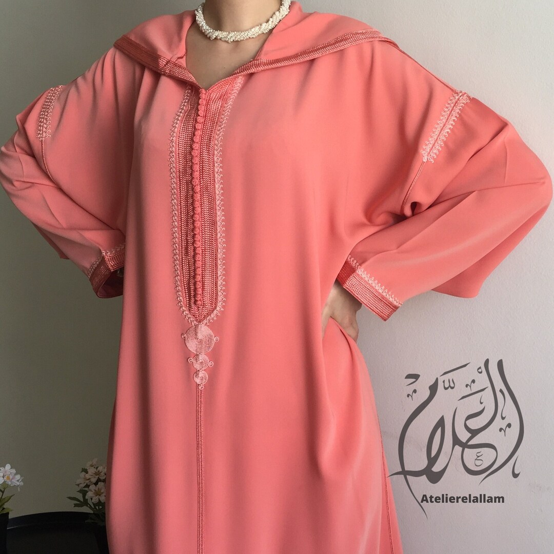 Trendy Moroccan Jellaba, Eid Al Fitr 2025 Djellaba, Gift for Her ...