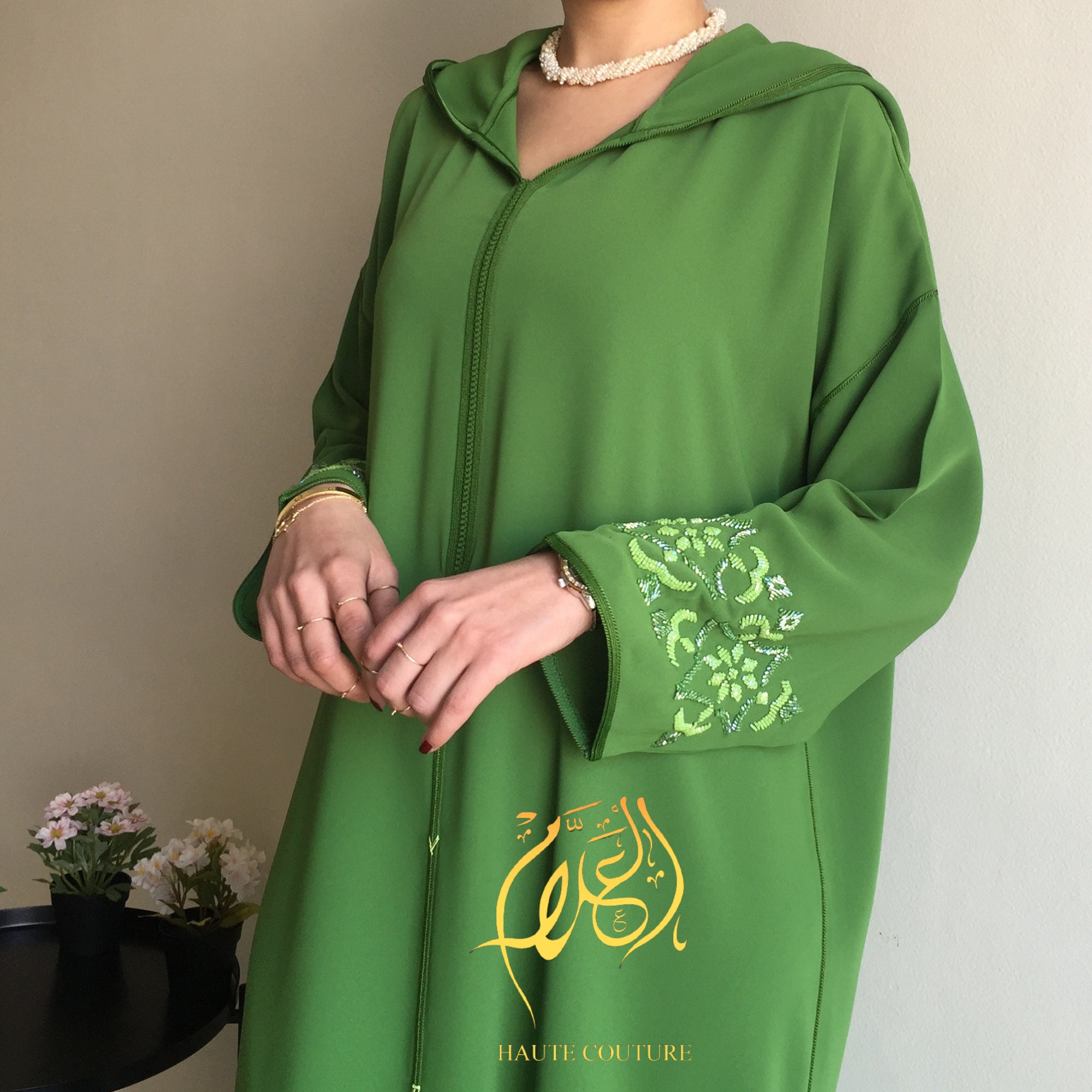 Ramadan 2024 Jellaba ,traditional Moroccan Djellaba, Womens Beaded ...