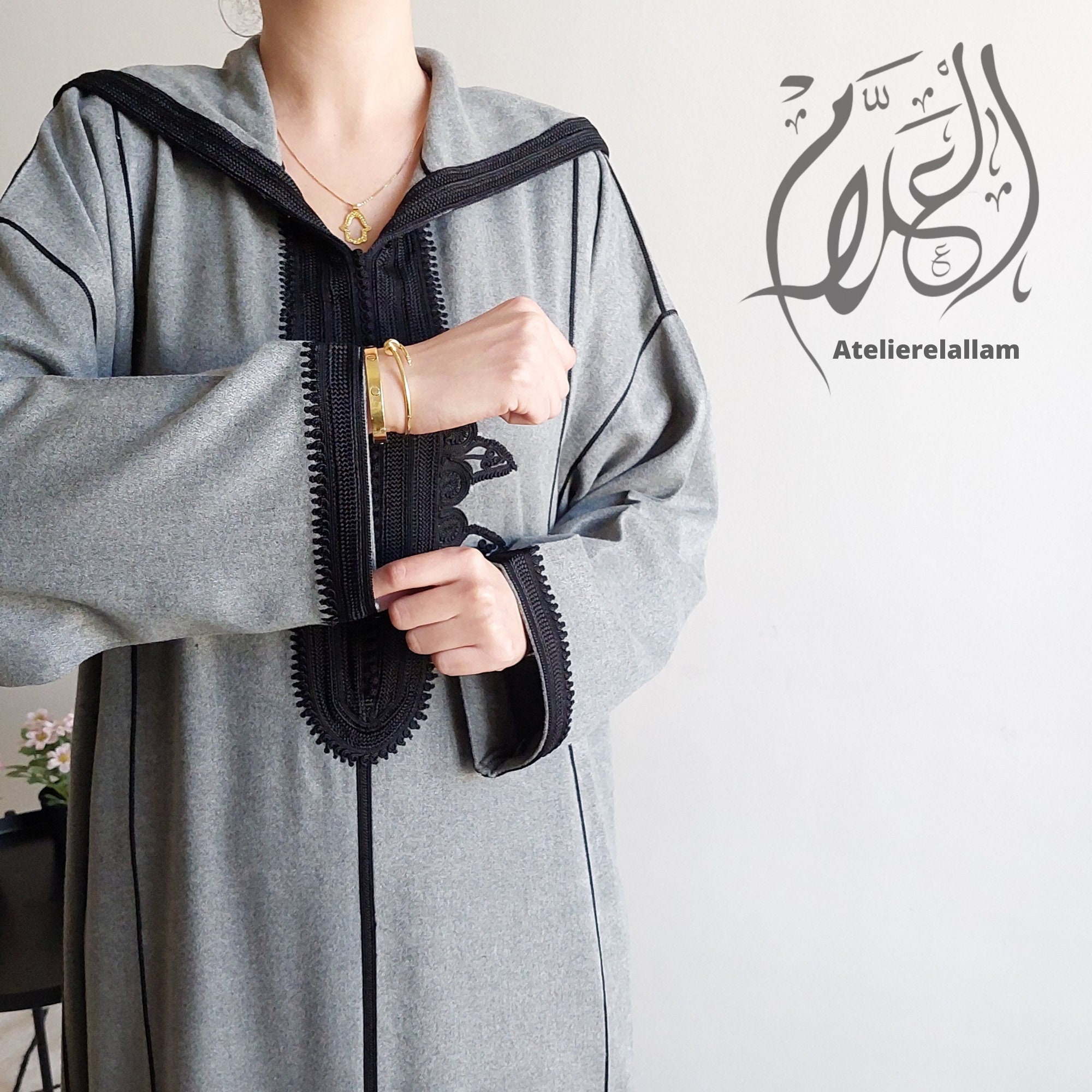 Winter Jellaba, Ramadan 2024 Djellaba, Embroidered Moroccan Jalaba ...