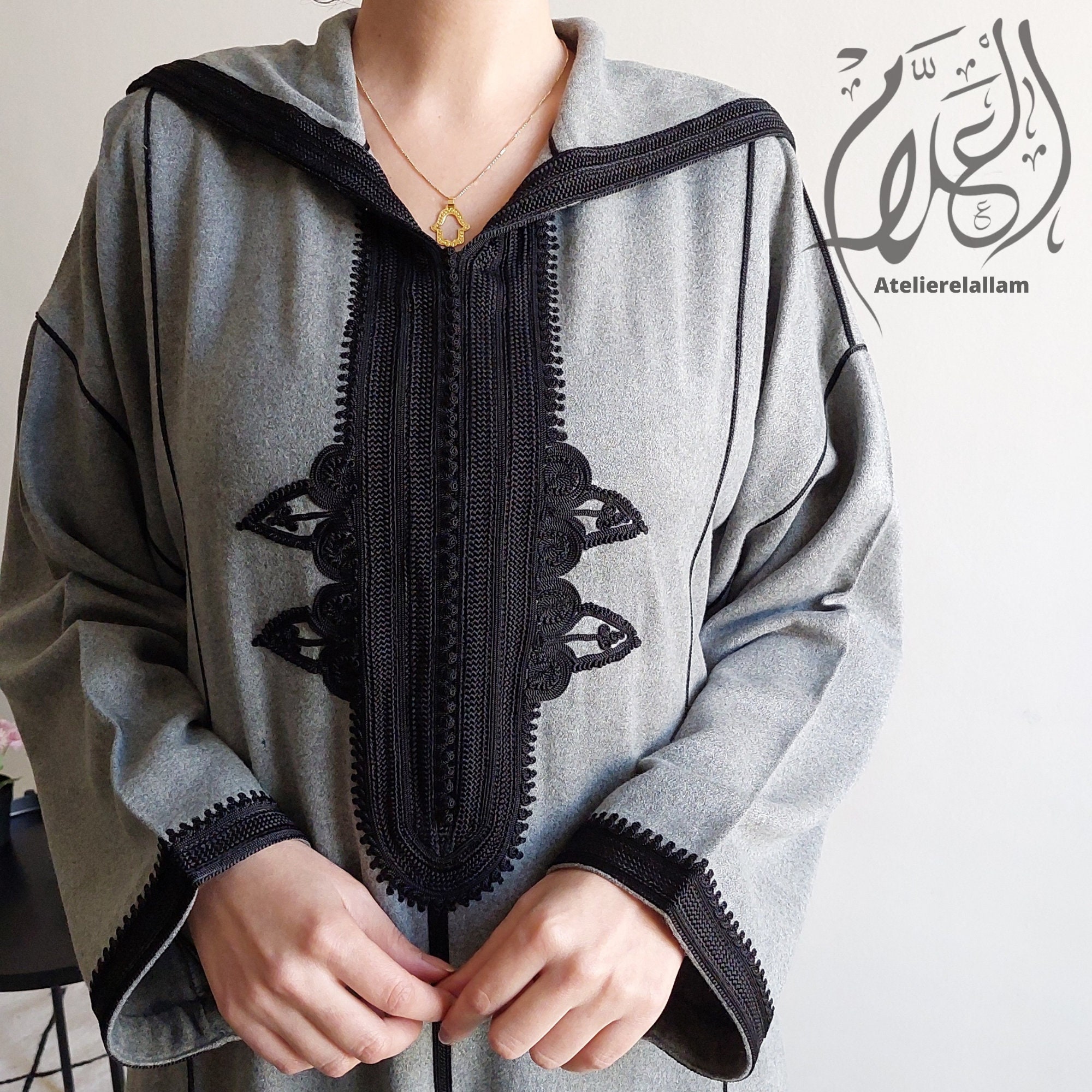 Winter Jellaba, Ramadan 2024 Djellaba, Embroidered Moroccan Jalaba ...