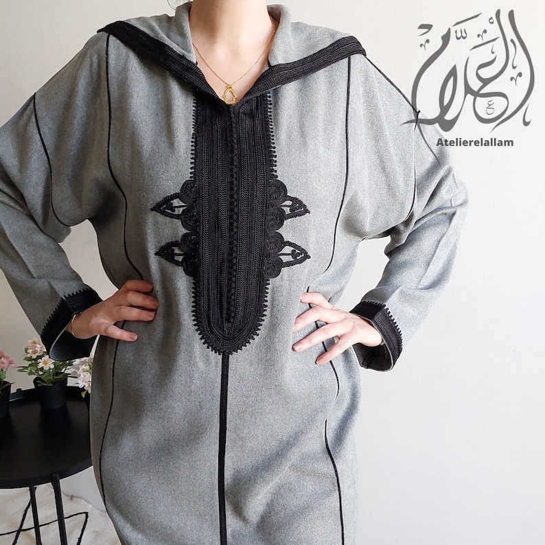 Winter Jellaba, Ramadan 2024 Djellaba, Embroidered Moroccan Jalaba ...