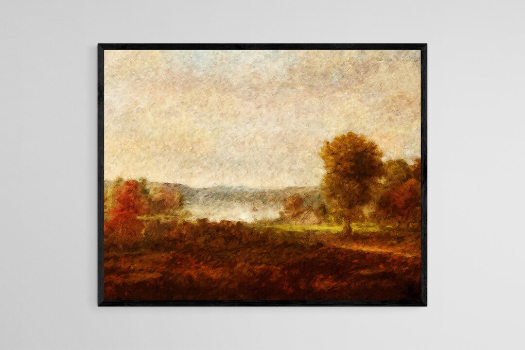 Fall Foliage Print, Earth Tone Wall Art, Autumn Tree Print, Autumn ...