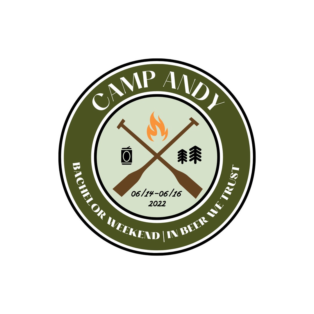 Custom Camp Logos for Bachelor/bachelorette/birthdays (adults and ...