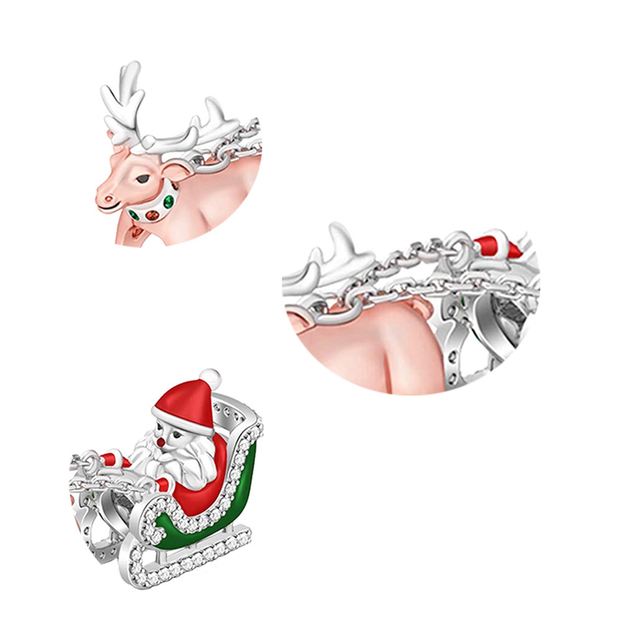 Pandora Christmas Accessories Santa Elk Accessories Charm - Etsy UK