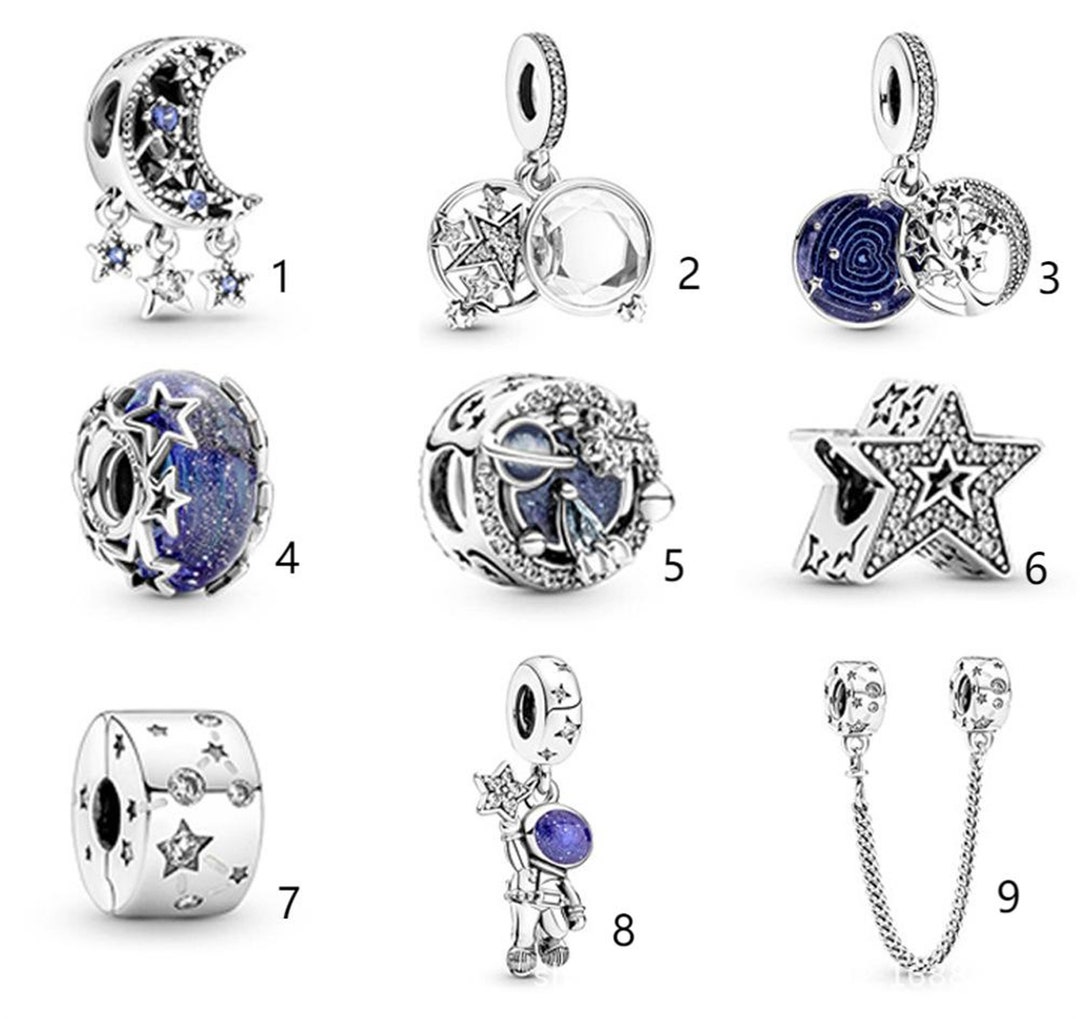 Pandora Bracelet Accessories S925 Silver Astronaut Star - Etsy UK