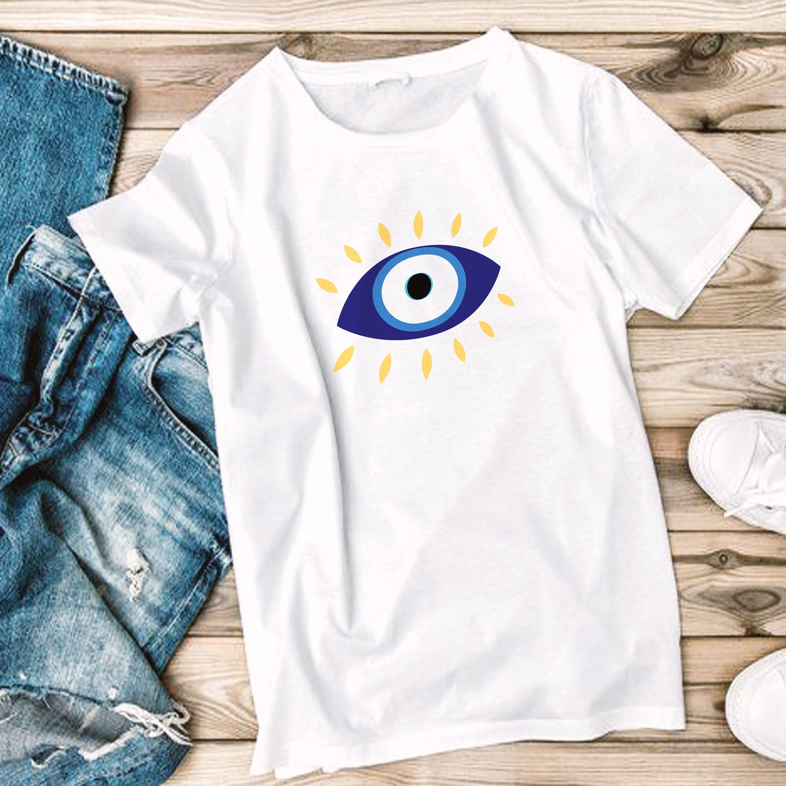 Set of 6 Evil Eye Svgs for Cricut, Evil Eye Png Files for Sublimation ...