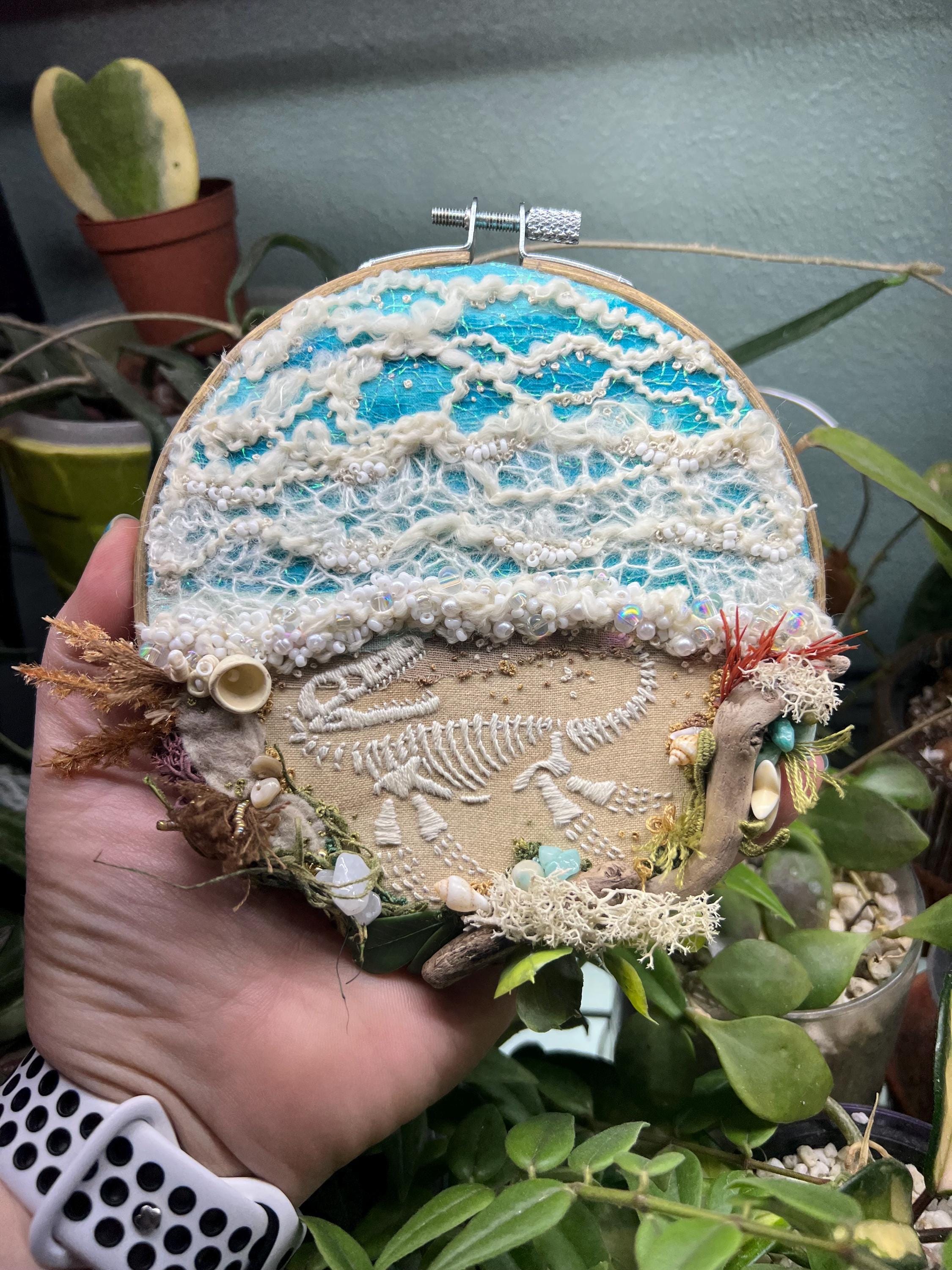 Hand Embroidered Mosasaurus - Etsy