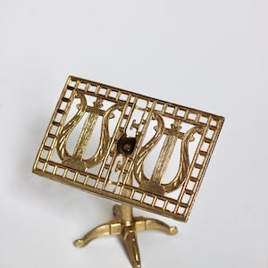 Brass Miniature Music Stand - Etsy