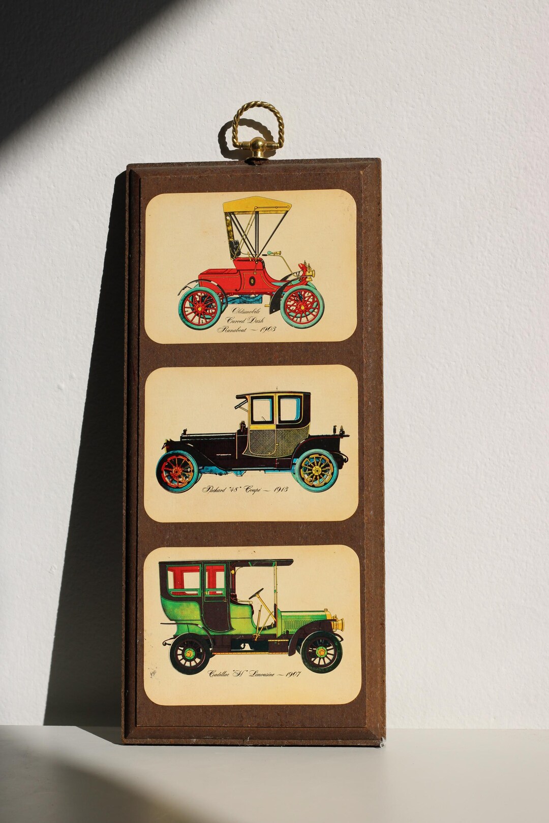 Wooden Wall Hanging With Antique Cars - Etsy