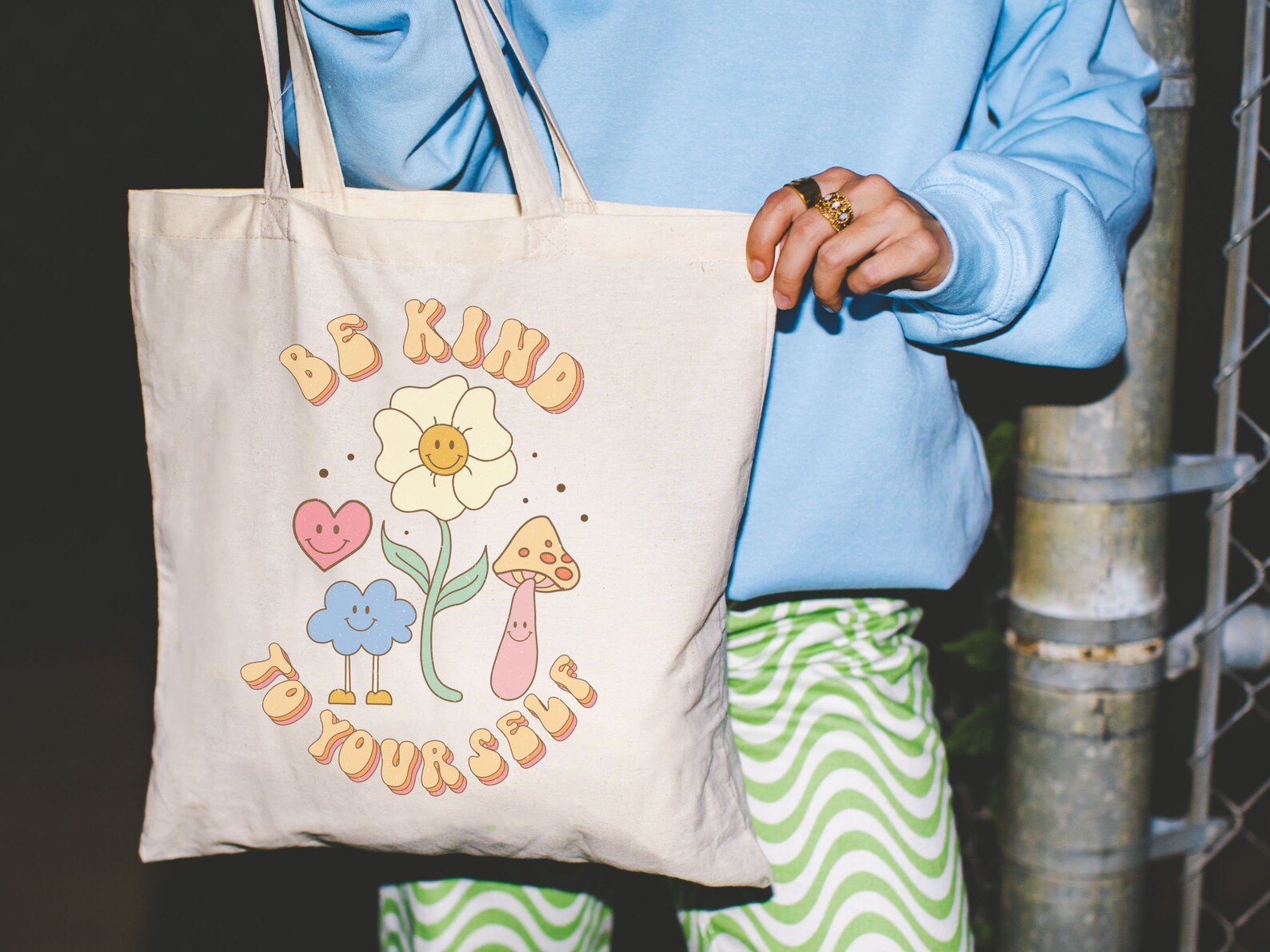 Be Kind to Yourself Tote Bag Preppy Stuff Aesthetic Tote - Etsy