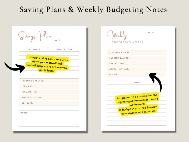 Monthly Budget Planner Overview Template Printable, Paycheck Tracker ...