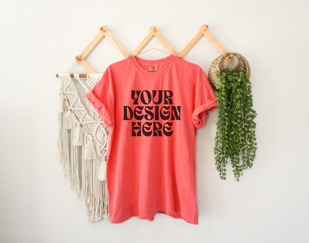Watermelon Comfort Colors 1717 Mockup, C1717 Mock Up, Boho Comfort ...