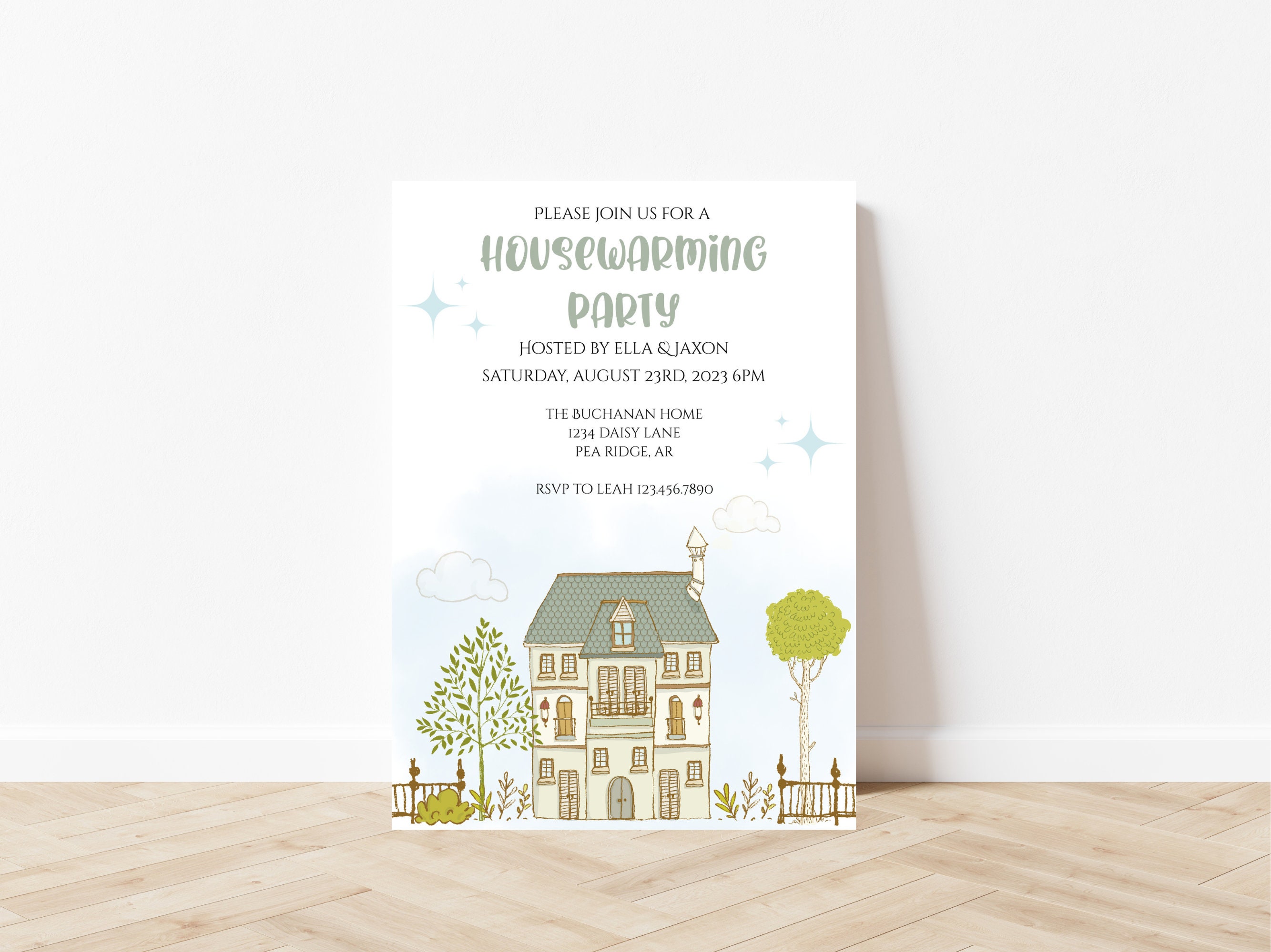Printable New Home Party Invitation,editable Housewarming Party ...