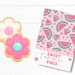 Watermelon Mini Cookie Cards: Sweet Summer Treats (digital Download) - Etsy
