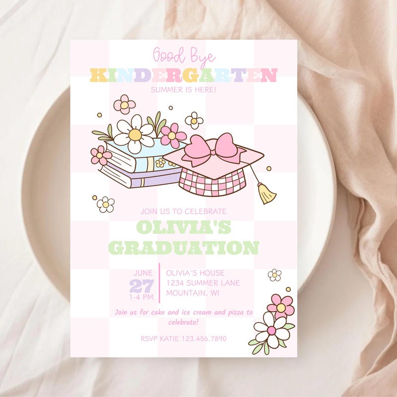 Graduation Garden Invite - Etsy